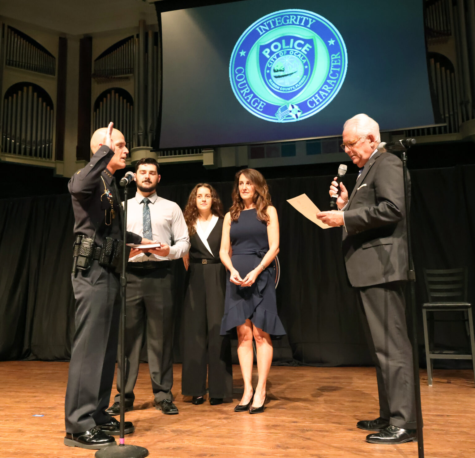 Ocala Police Department holds swearing-in ceremony | Ocala Gazette