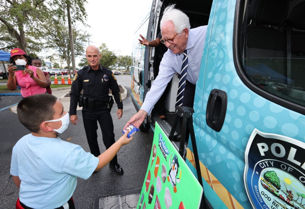 OPD unveils ice cream truck with bigger purpose | Ocala Gazette