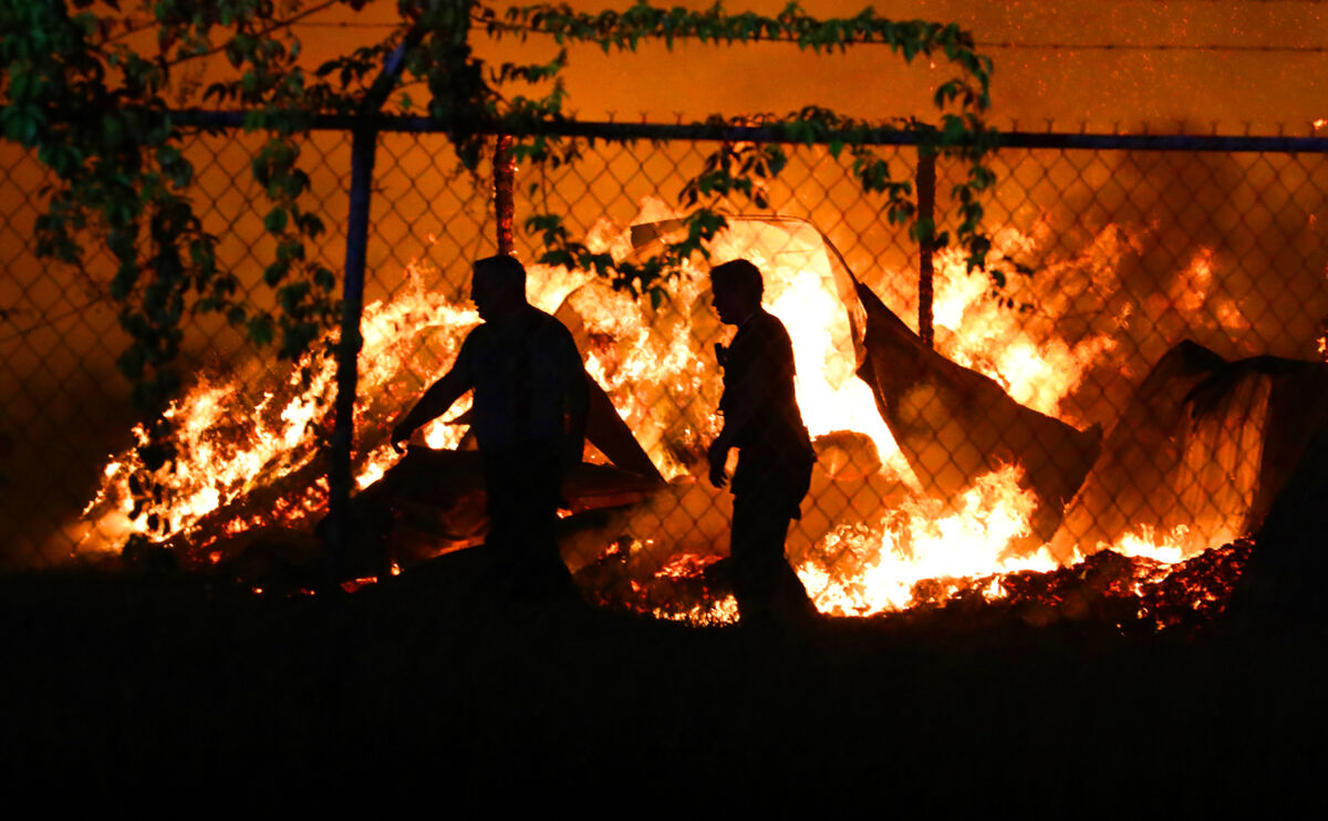 Fire erupts at Reddick feed store; witnesses report loud explosion ...